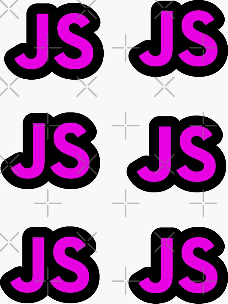 "JS 6 Pack Pink" Sticker for Sale by arctide | Redbubble