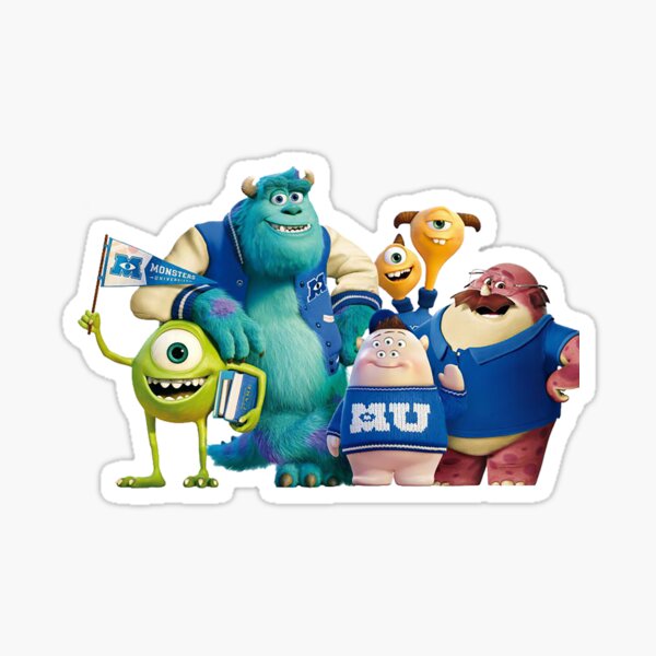 "Monsters University" Sticker for Sale by jonyjamsi | Redbubble