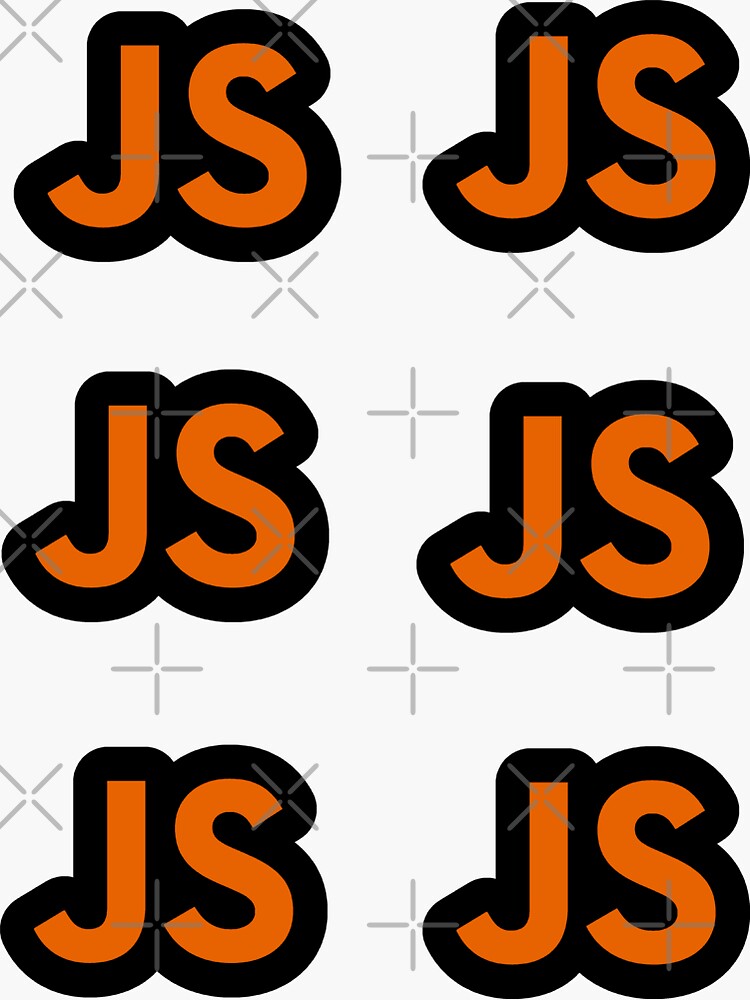 "JS 6 Pack Orange" Sticker for Sale by arctide | Redbubble
