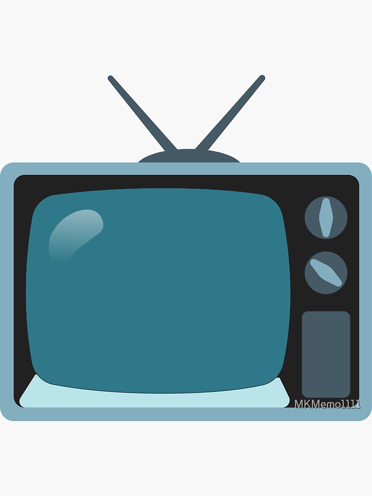 "Television TV" Sticker for Sale by MKMemo1111 | Redbubble