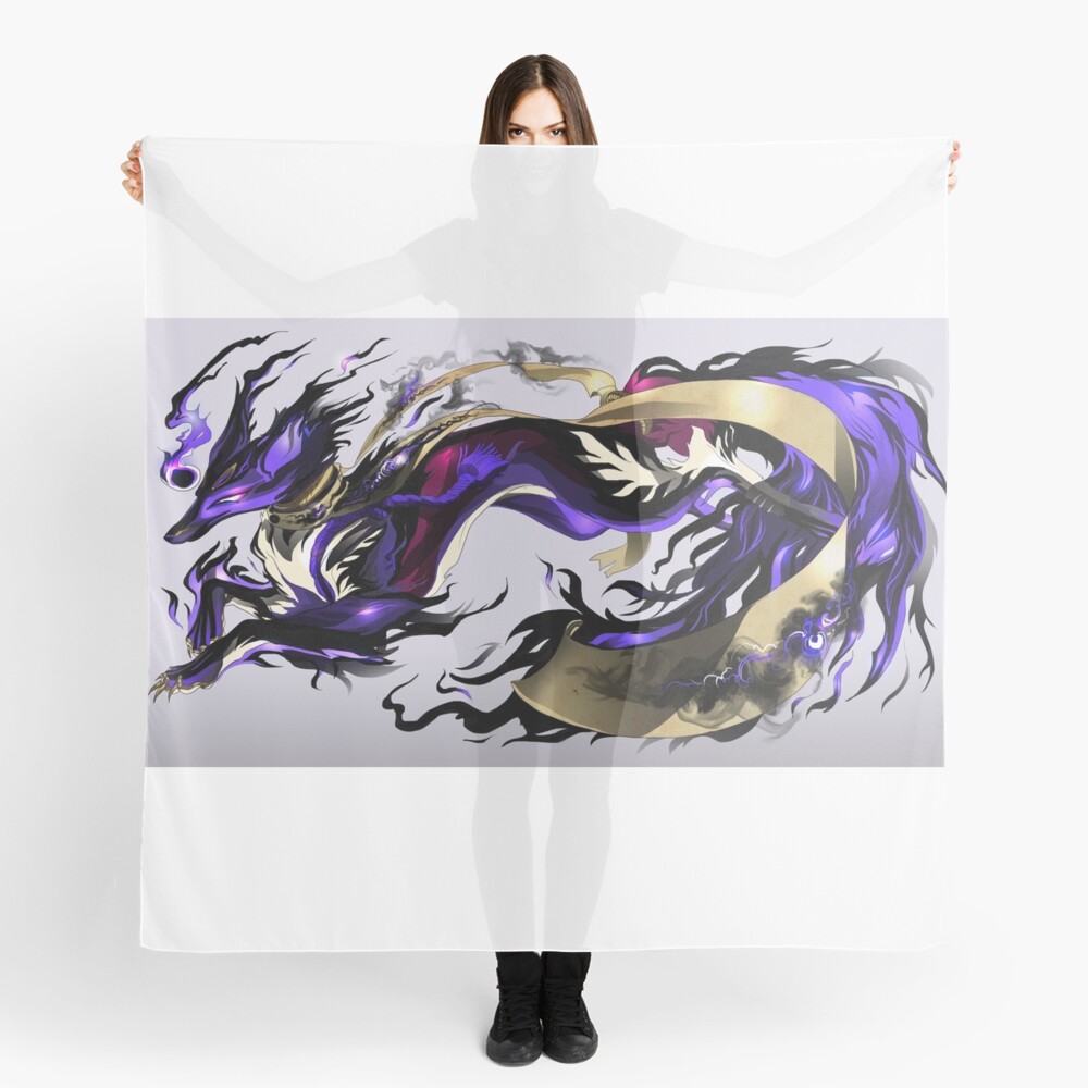 "Shadow Kitsune" Scarf for Sale by ensoul | Redbubble