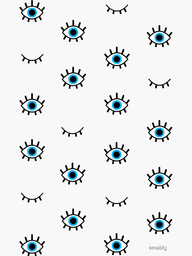"magic eyes" Sticker for Sale by emably | Redbubble