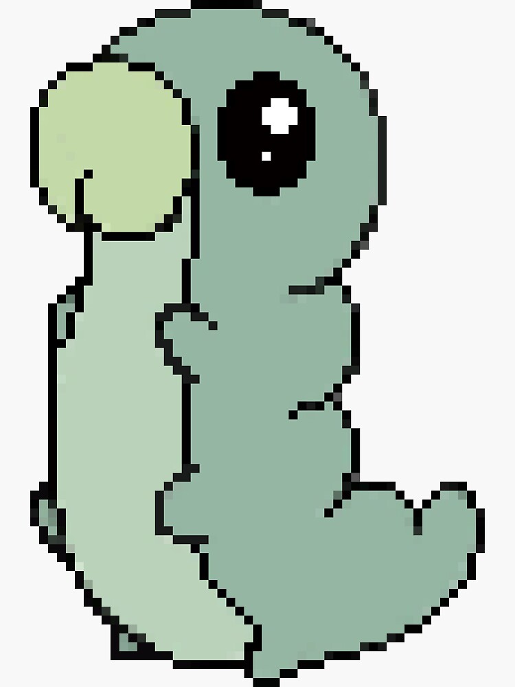 "Hollow Knight Pixel Grub" Sticker for Sale by Naybur | Redbubble