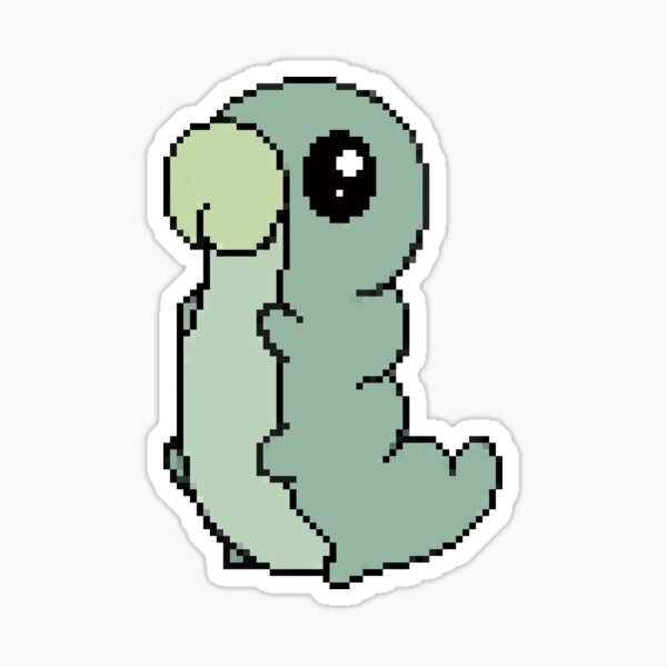 "Hollow Knight Pixel Grub" Sticker for Sale by Naybur | Redbubble