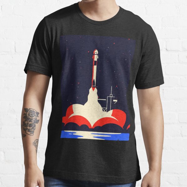 "Rocket Launch" T-shirt for Sale by TheSkullArmy | Redbubble | rocket t ...