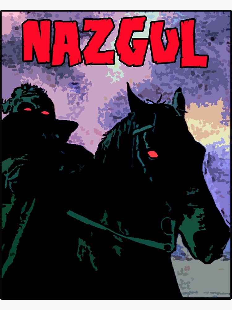 "Nazgul" Sticker for Sale by MetalSatyrShop | Redbubble