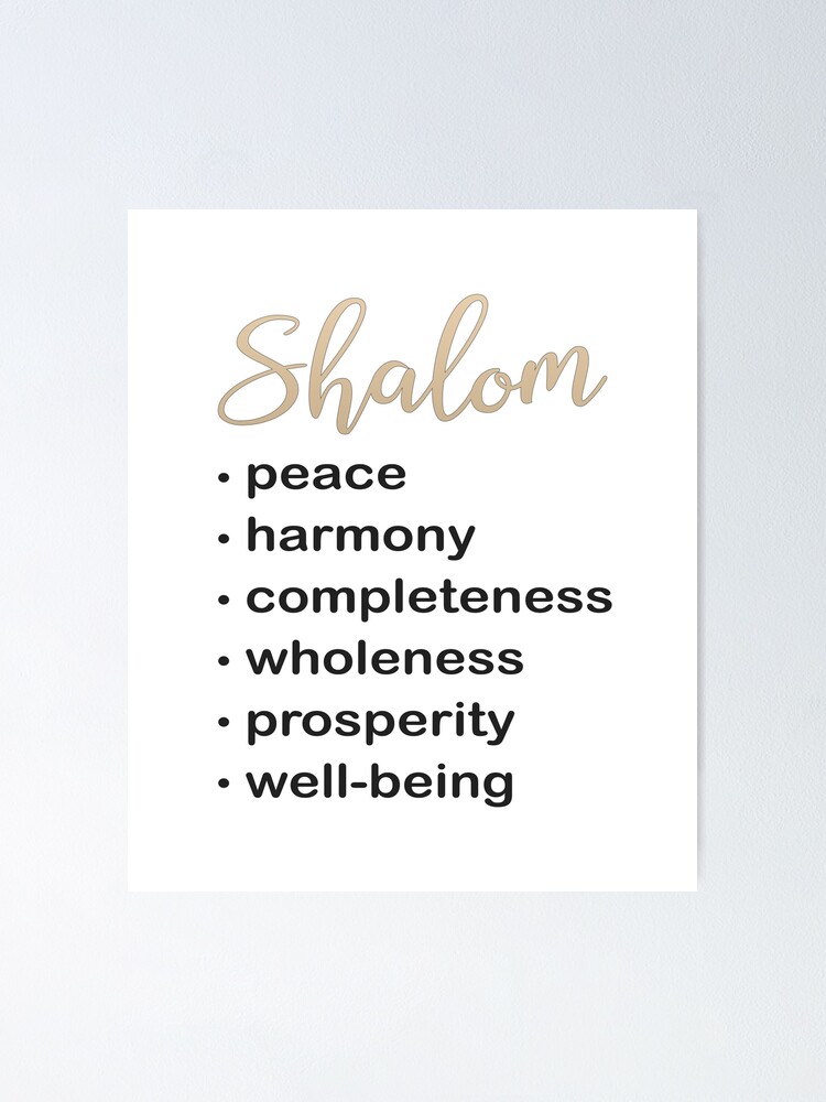 Word Shalom