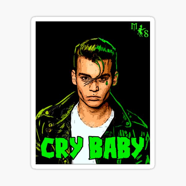 "Cry Baby" Sticker for Sale by MetalSatyrShop | Redbubble