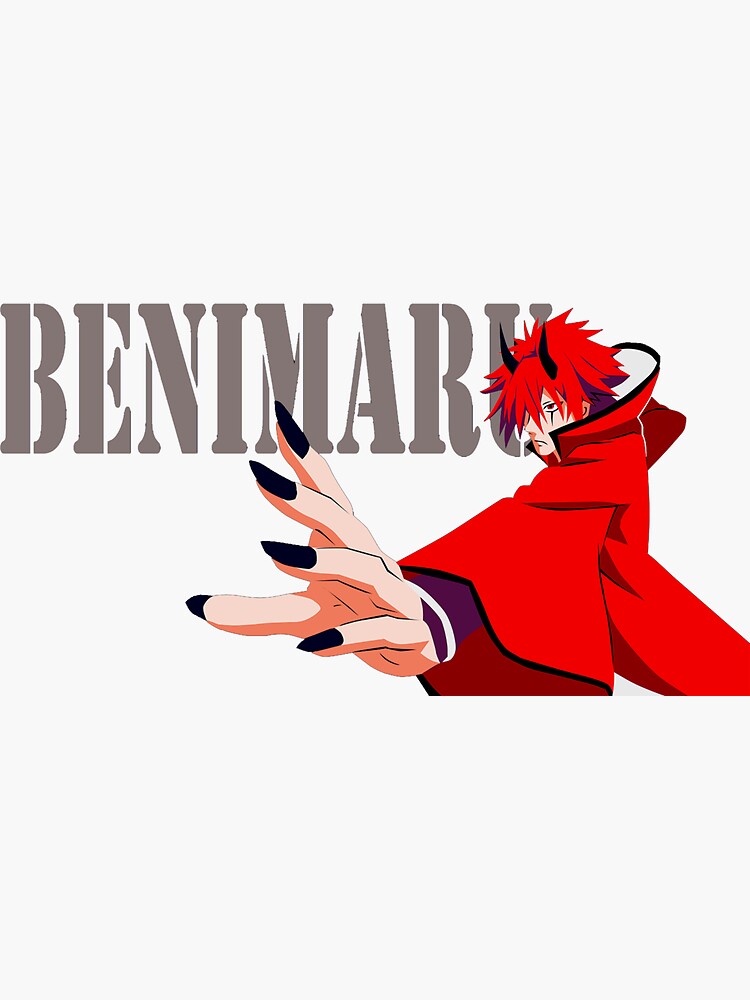 "Benimaru" Sticker for Sale by StillGodbless | Redbubble