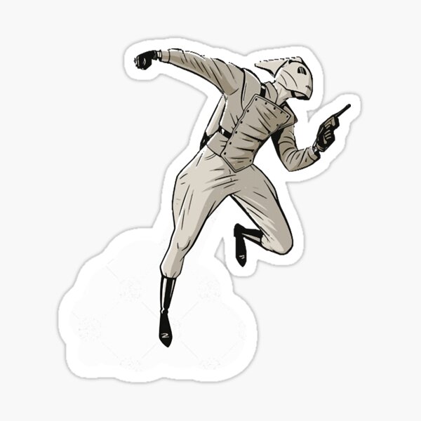 "Rocketeer - Take off " Sticker for Sale by HeatherLeonard | Redbubble