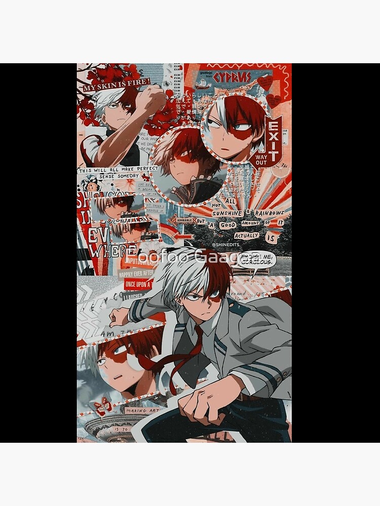 "Todoroki college manga style" Poster for Sale by Rogel0123 | Redbubble