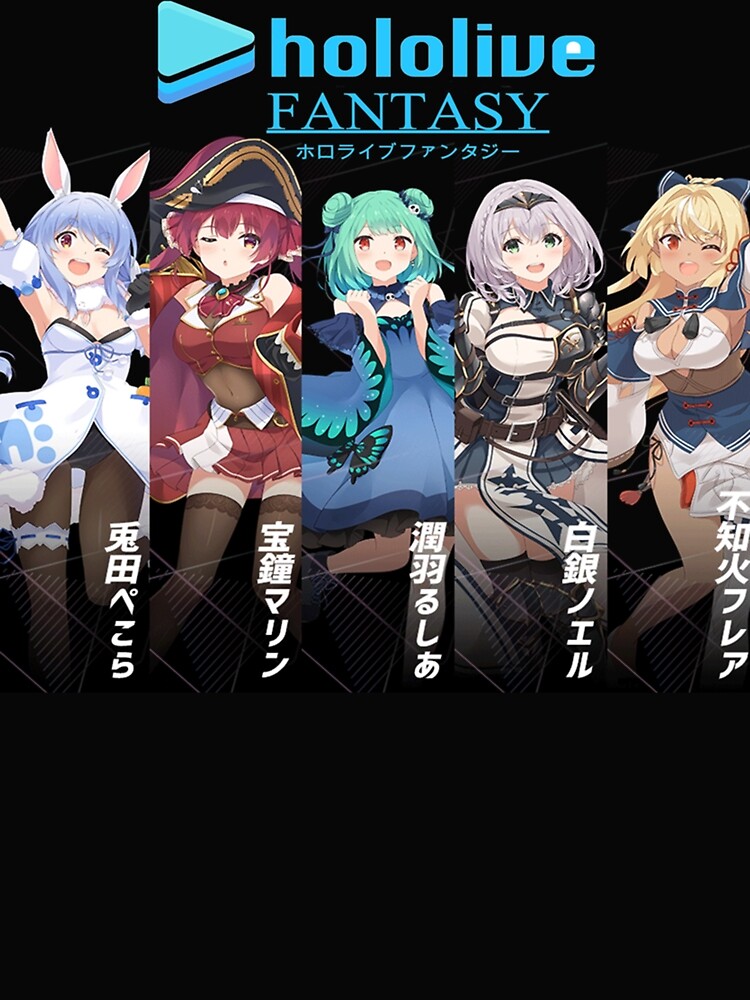 Lámina metálica «Hololive 3.a generación Hololive Fantasy» de ...