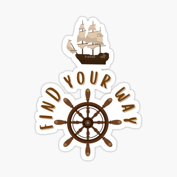 "Find your way" Sticker for Sale by 101-Krill | Redbubble