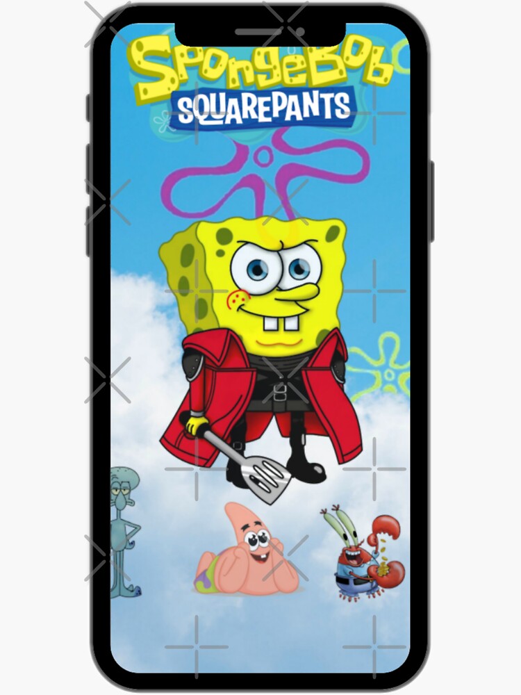 "Lord SpongeBob Lock" Sticker for Sale by NessaArtShop | Redbubble