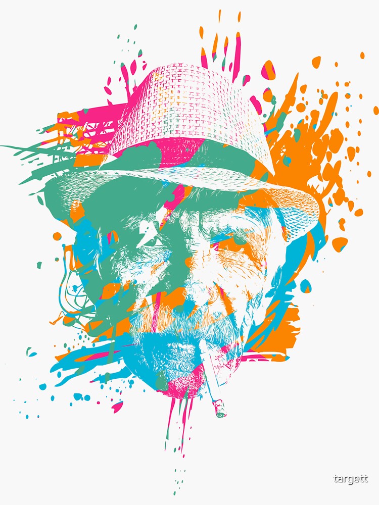 "Old Man Smoking | Vintage Old Man | Smoking Man" Sticker for Sale by ...