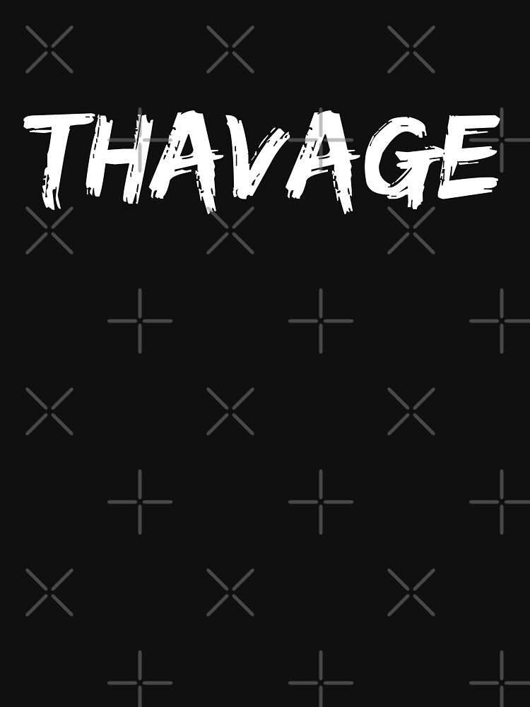 "THAVAGE" T-shirt for Sale by TheStyleClub1 | Redbubble | boxing t ...