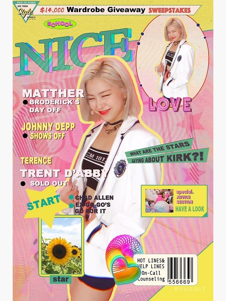 "Ryujin cute kawaii aesthetic y2k 90s magazine" Poster by ...