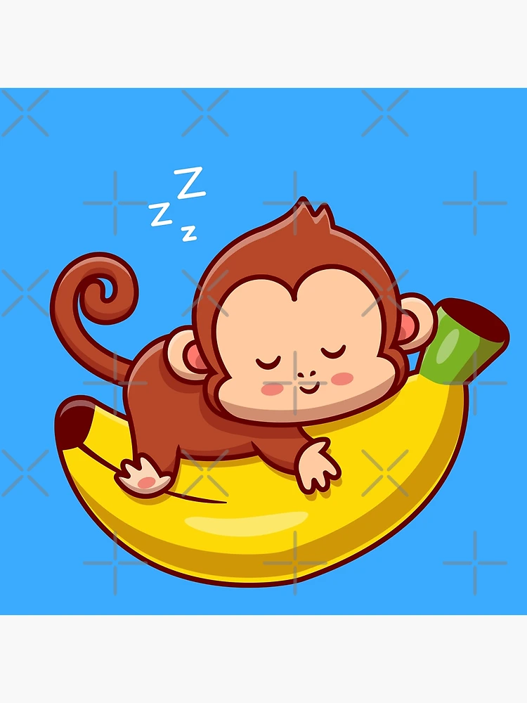 Sleeping Monkey Cartoon