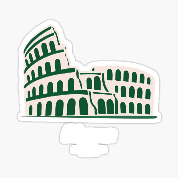 "Colosseum - Rome" Sticker for Sale by Grandest-Places | Redbubble