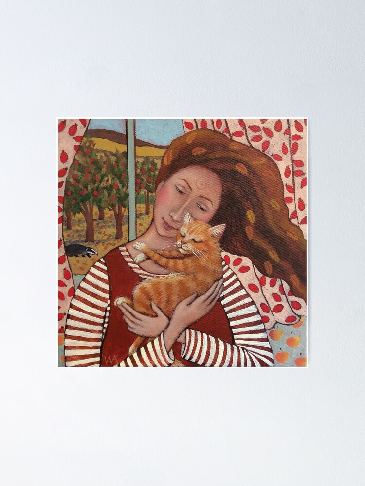 "'Autumn Snuggles'" Poster by PDWendy | Redbubble