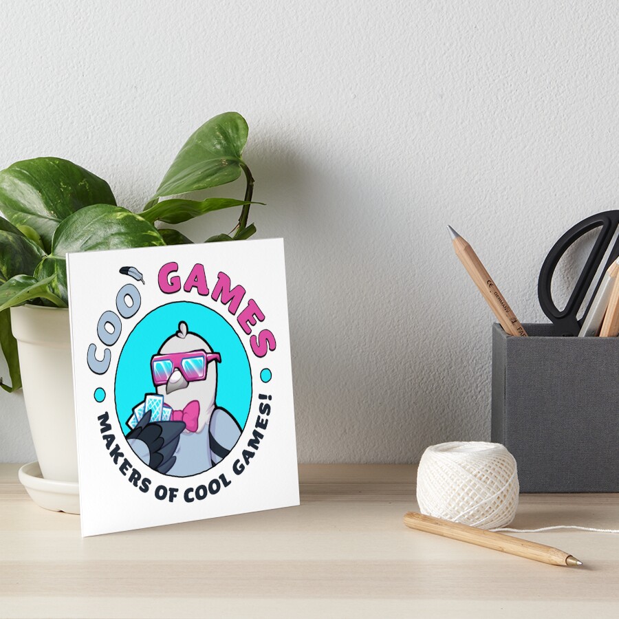 "Coo' Games New Logo" Art Board Print by matthockershow | Redbubble