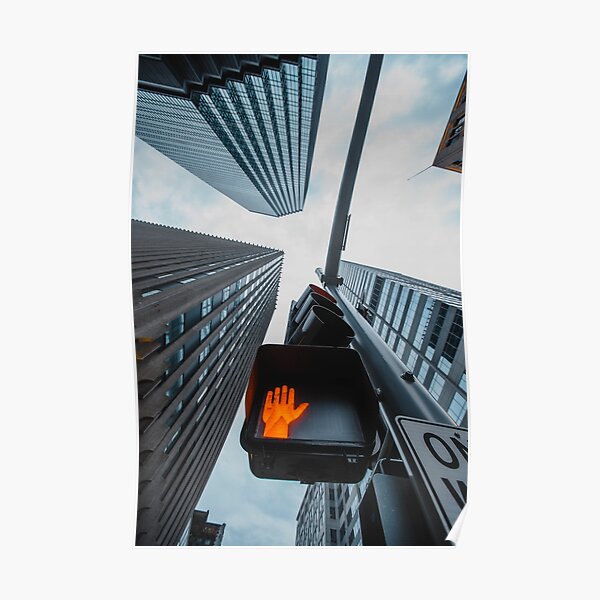 "Stop Sign New York" Poster for Sale by Hagenbeck | Redbubble