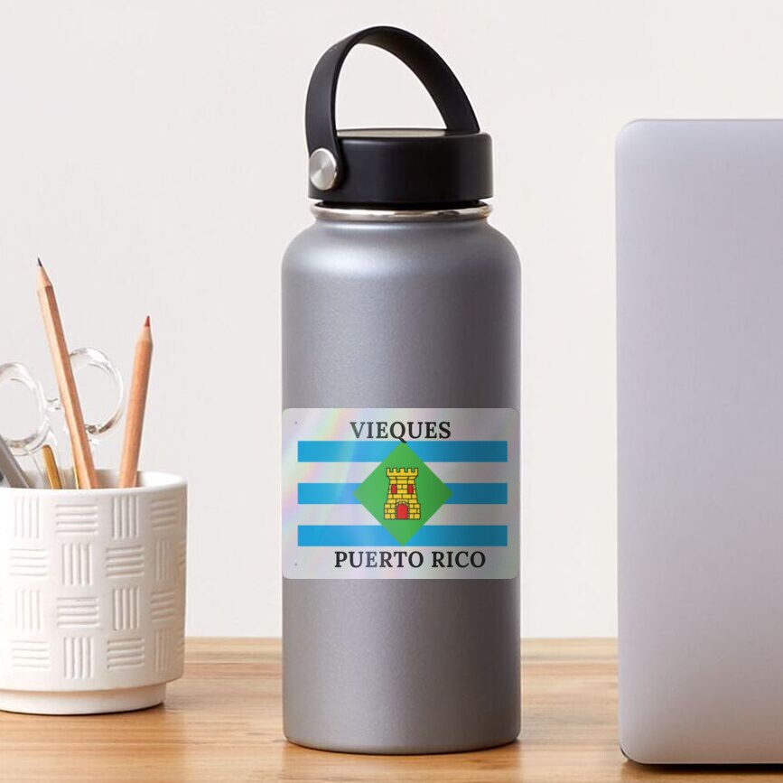 "Vieques, PR Flag" Sticker for Sale by JocieOcean | Redbubble