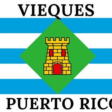 "Vieques, PR Flag" Sticker for Sale by JocieOcean | Redbubble