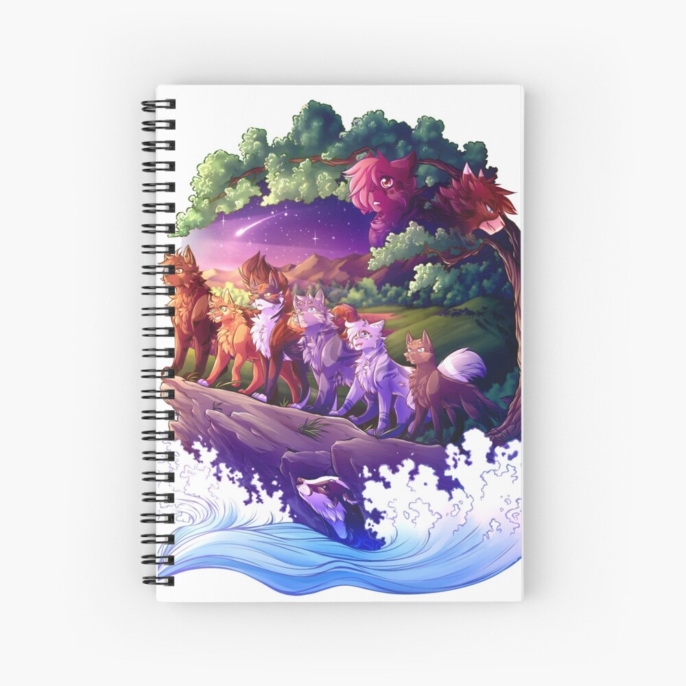 "WarriorCats - Series 2" Spiral Notebook for Sale by Sushiru-River ...