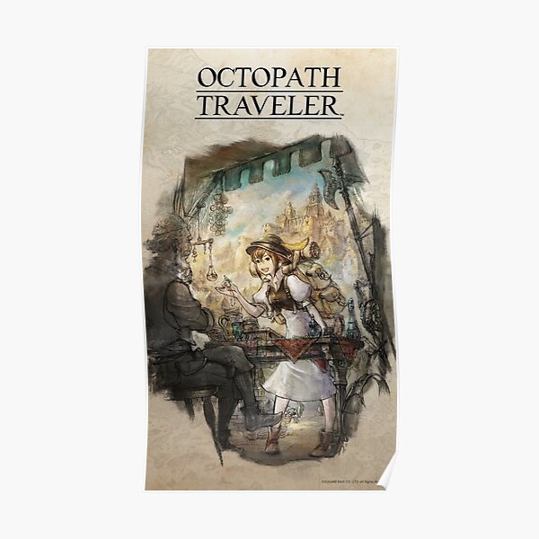 "Octopath Traveler Merchant" Poster for Sale by sstewartmarco | Redbubble