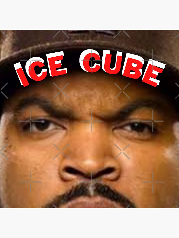 "Ice cube" Sticker for Sale by jlicero | Redbubble