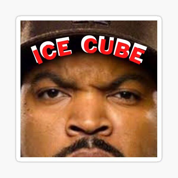 "Ice cube" Sticker for Sale by jlicero | Redbubble