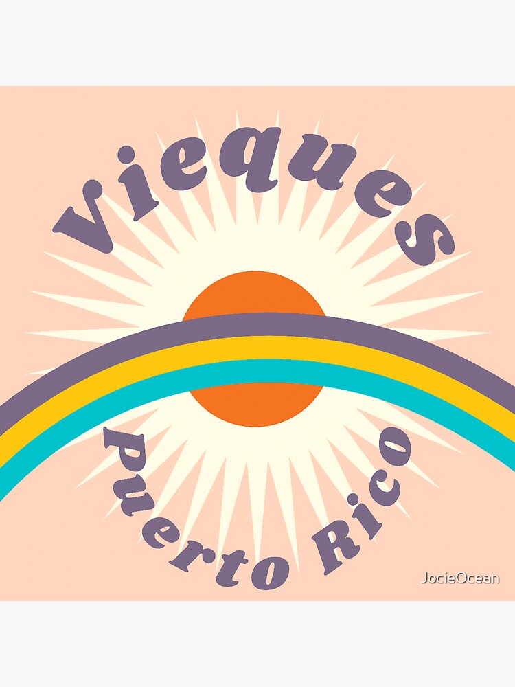 "Vieques, Puerto Rico" Sticker for Sale by JocieOcean | Redbubble