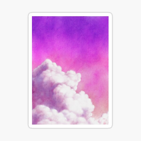 "Pink Sky" Sticker for Sale by Rbgrace | Redbubble