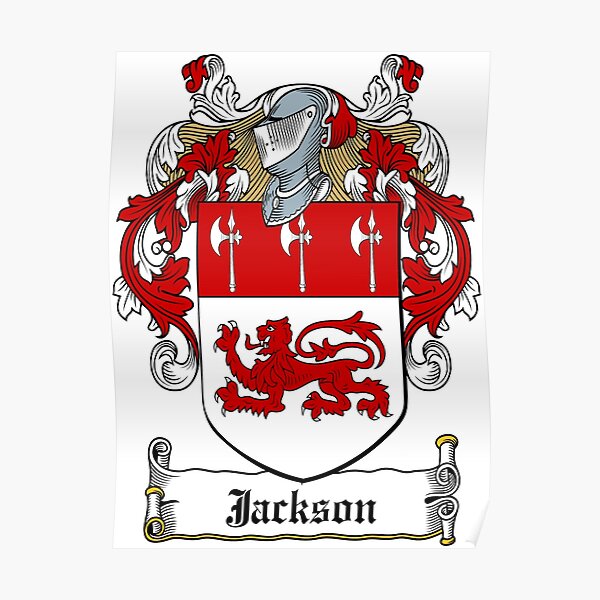 "Jackson (Derby 1662)" Poster by HaroldHeraldry | Redbubble