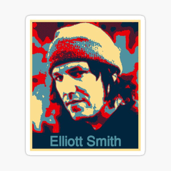 "Elliott Smith" Sticker for Sale by elorenzomar | Redbubble