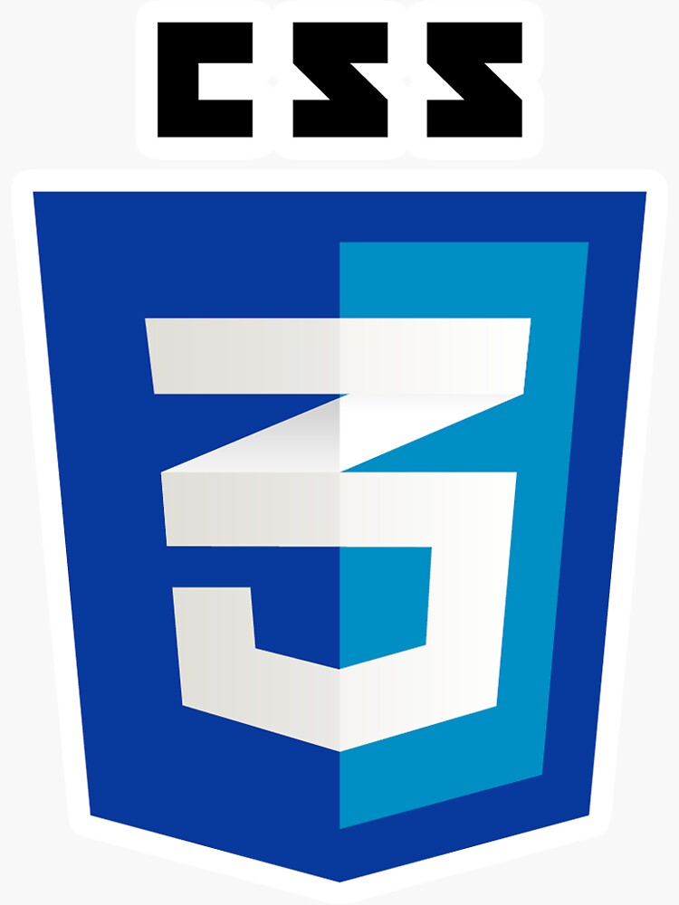 "Sticker Dev CSS 3 - Blue - for PC, Notebook, Tablet, Smartphone ...