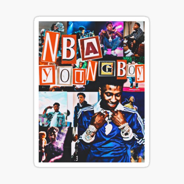 "Youngboy - Never Broke Again" Sticker for Sale by ecarliajashyia ...