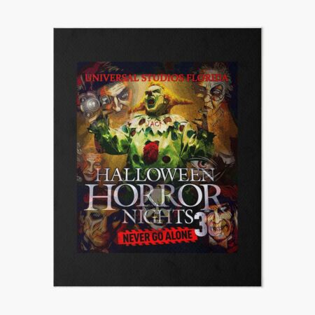 "HHN 30 past icons ultimate poster" Art Board Print for Sale by ...