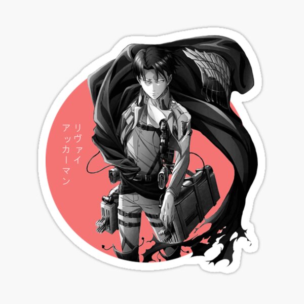 "Levi Ackerman - Attack on Titan" Sticker by umcdermottgui | Redbubble