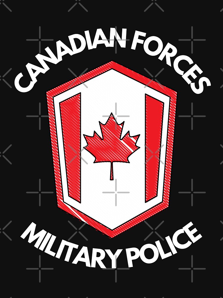 "Canadian Forces Military Police | canadian flag shield" T-shirt by ...