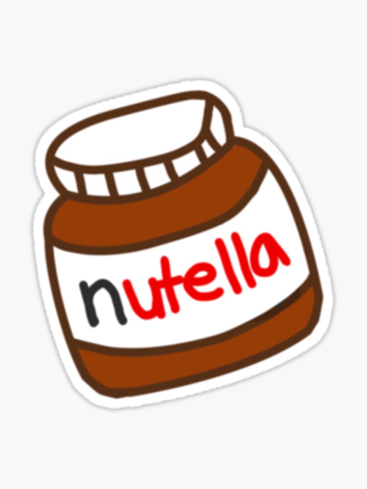 "nutella doodle" Sticker by ivystickershop | Redbubble