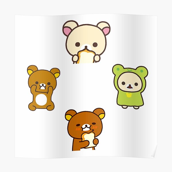 "Rilakkuma" Poster by Gamehamza | Redbubble