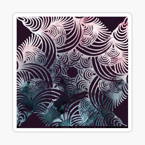 "Cute preppy pink mandala" Sticker by AnnaLizooo | Redbubble