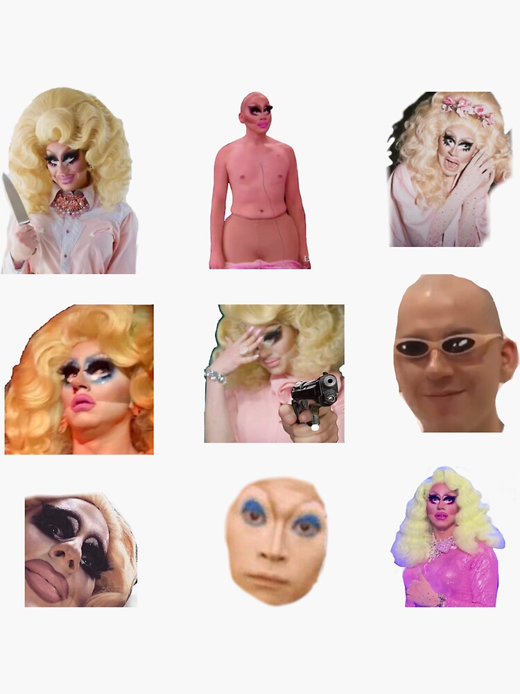 Pegatina «Paquete de pegatinas Trixie Mattel meme» de Patmackriel70 ...