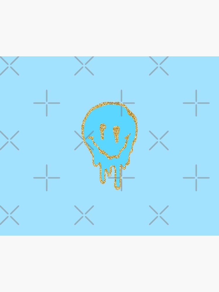 "Blue gold drippy face" Poster for Sale by Als10806 | Redbubble