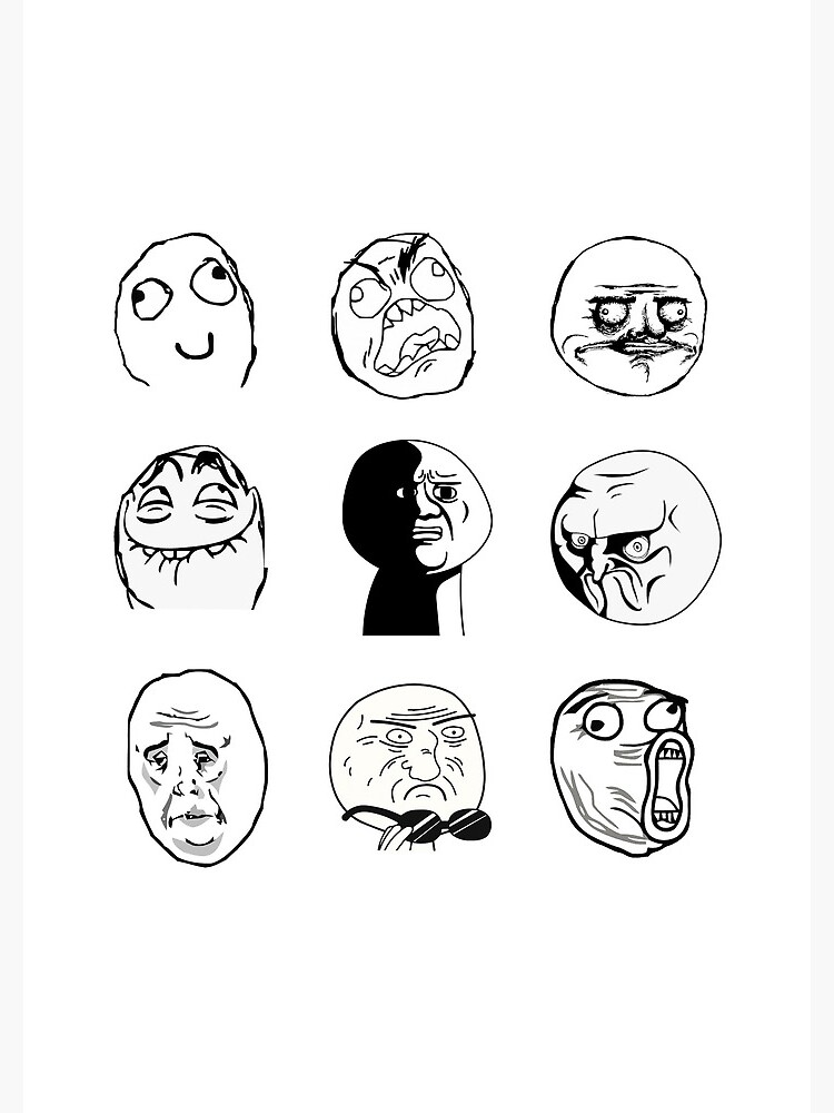 All Rage Meme Faces Human Meme Faces