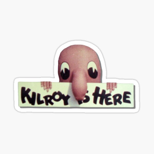 "Kilroy is Here" Sticker for Sale by asphaltimages | Redbubble