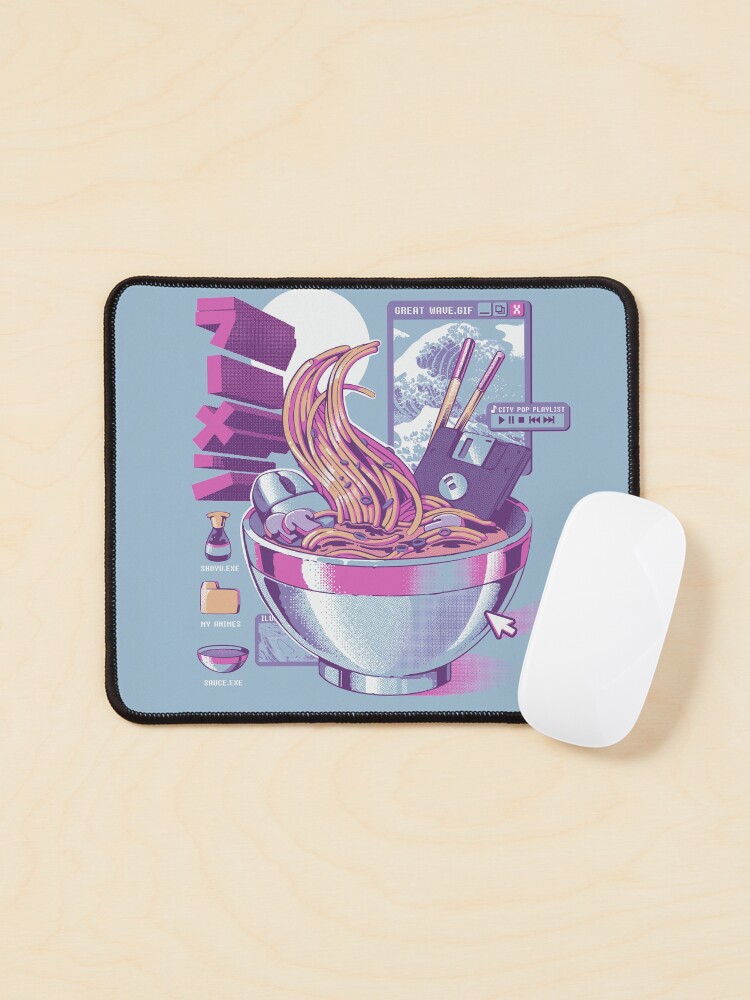 "Web Ramen" Mouse Pad for Sale by Ilustrata® Design | Redbubble