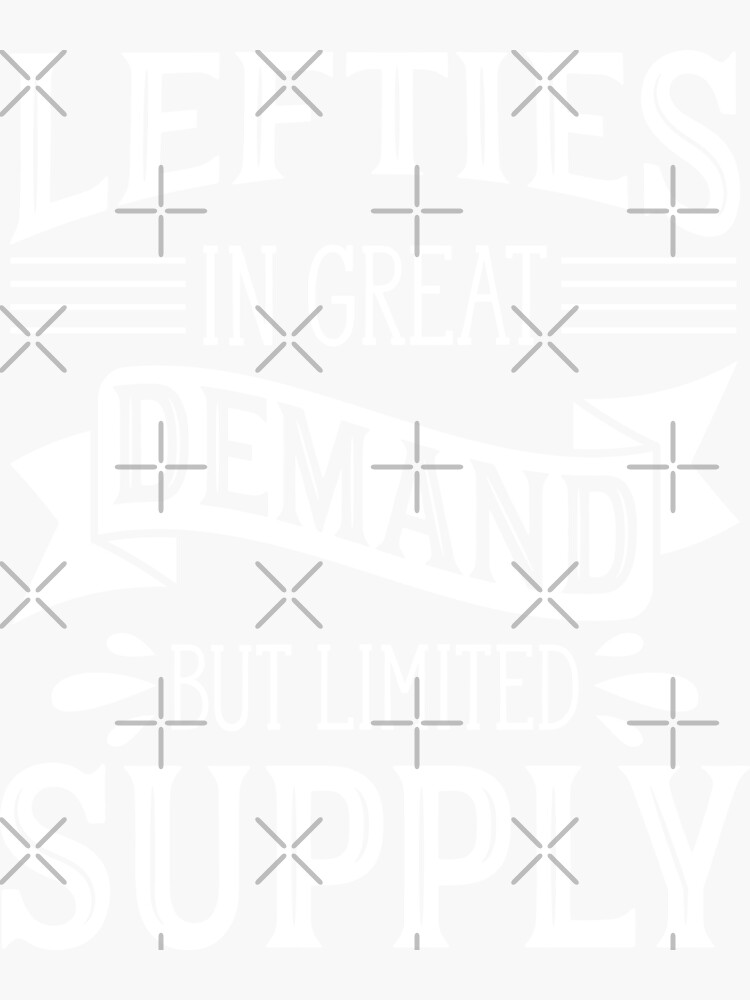 "Left Handed People Dominant Hand Proud Lefty Gift" Sticker for Sale by ...